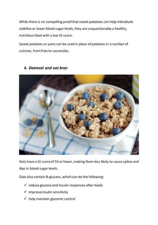 9 foods to help balance blood sugar levels | PDF