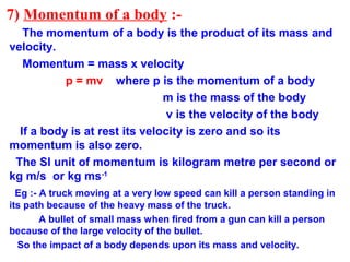 force and laws of motion | PPT