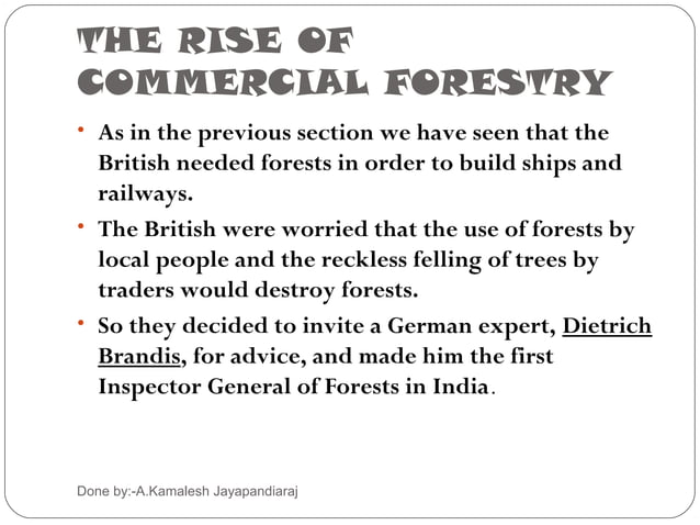 9 forest society and colonialism by kamalesh | PPT