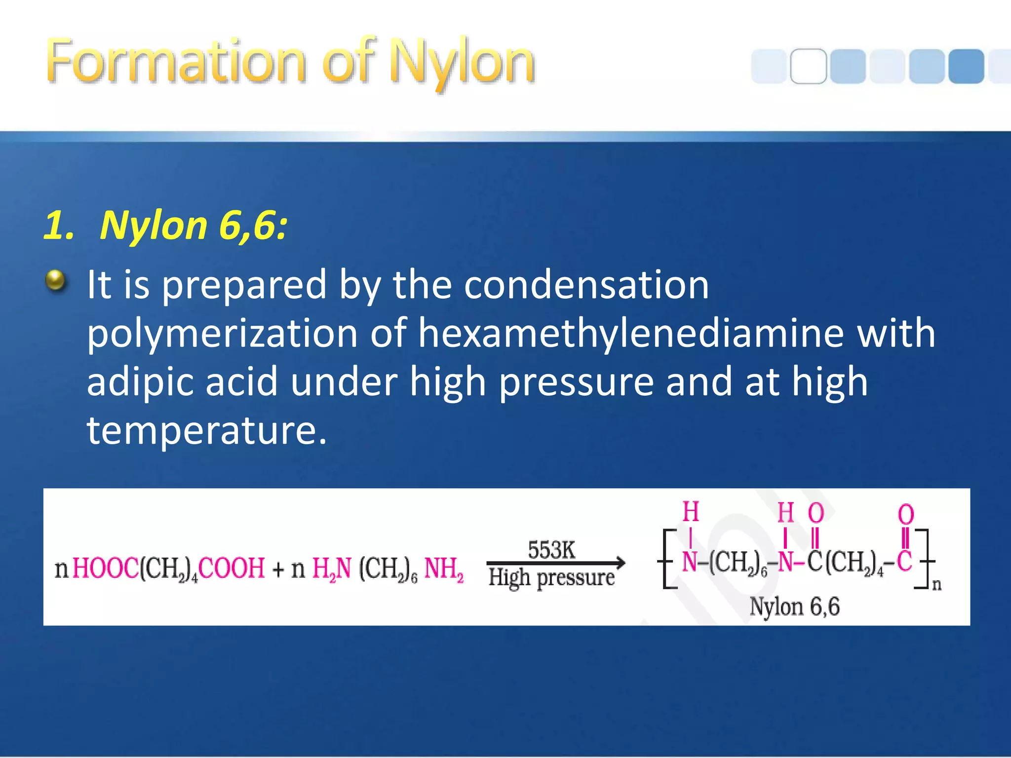 formation and uses of pvc and nylon | PPTX