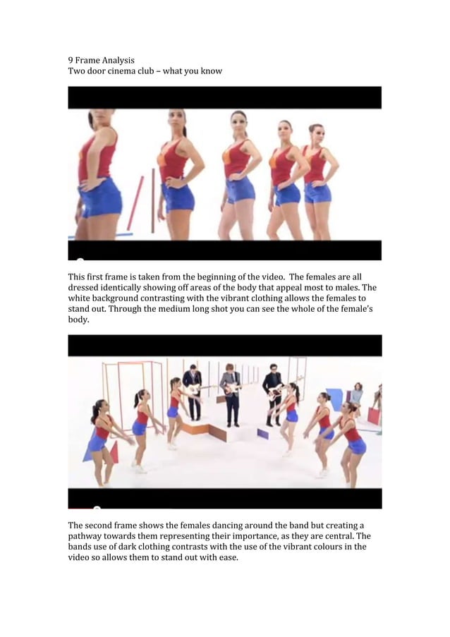 9 frame analysis | DOCX