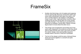 9 frame analysis - catch me if you can | PPT