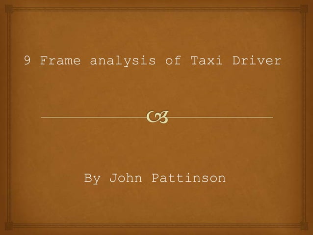 9 frame analysis | PPT