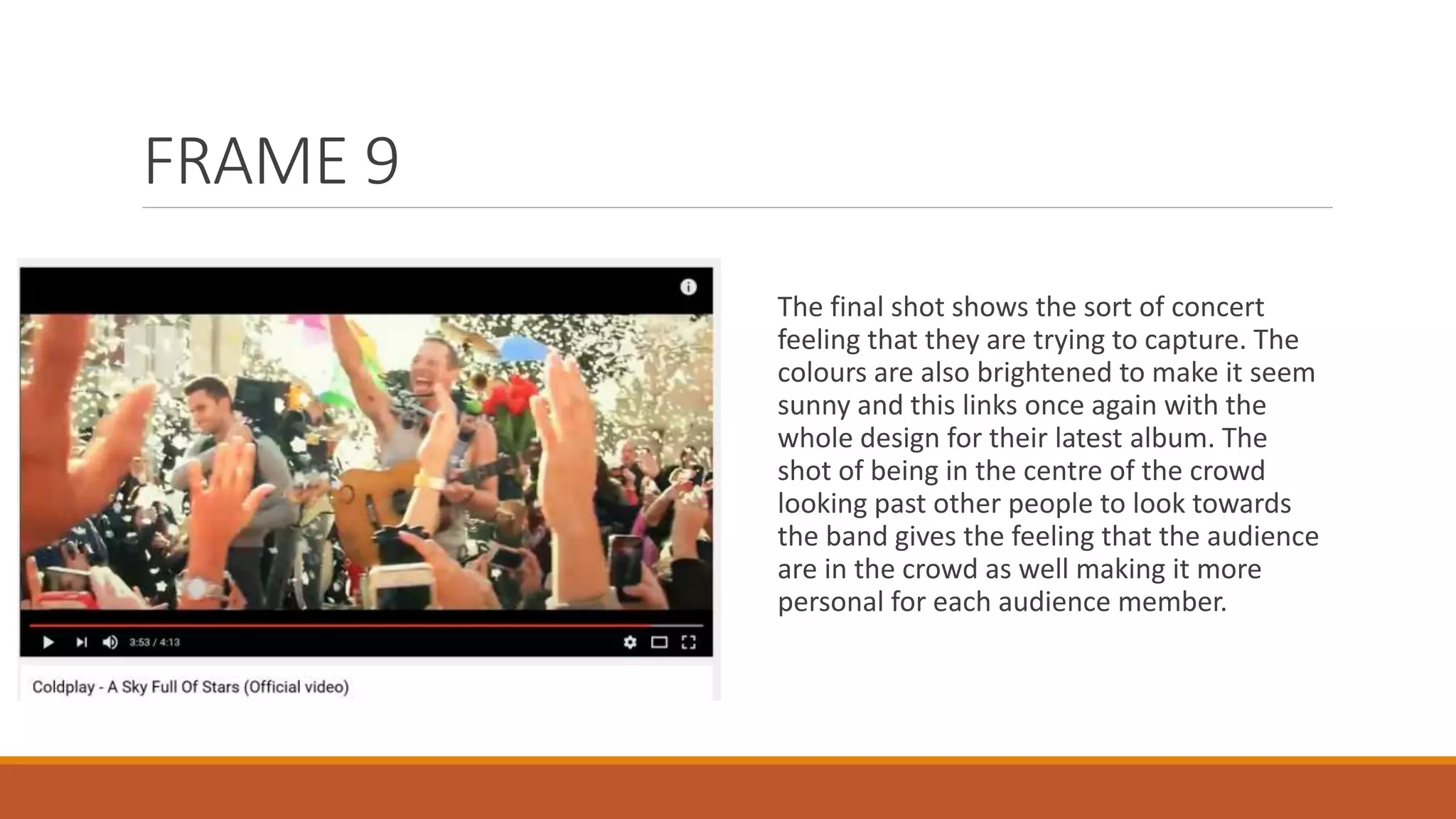 9 Frame Analysis | PPTX | Music Video | Genres