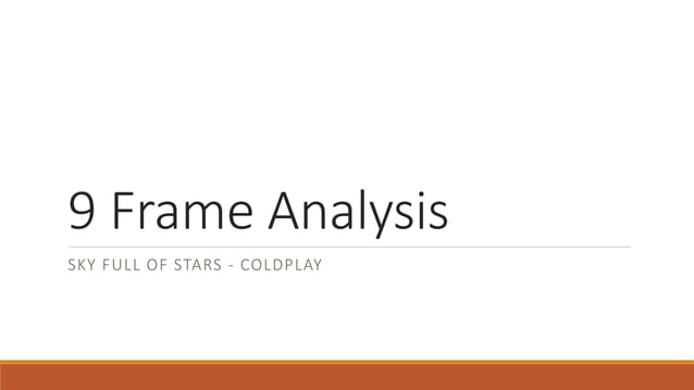 9 Frame Analysis | PPT