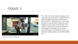 9 Frame Analysis | PPTX | Music Video | Genres