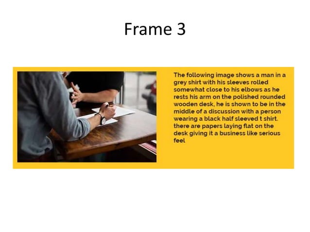 9 frame analysis power point | PPT