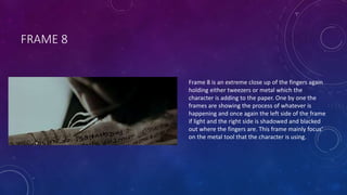 9 frame structure analysis | PPTX