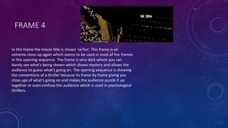 9 frame structure analysis | PPTX