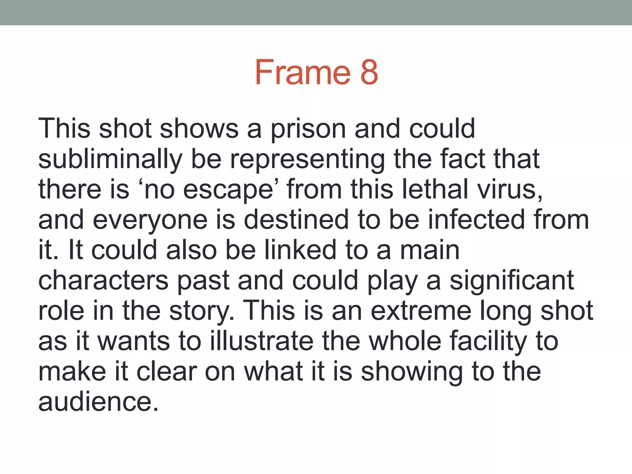 9 frame structure analysis of ‘the walking | PPTX