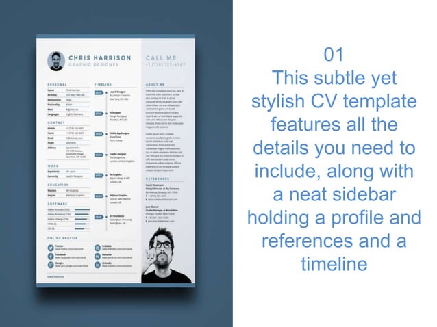 9 free resume template | PPTX | Resume Writing and Advice | Job Search