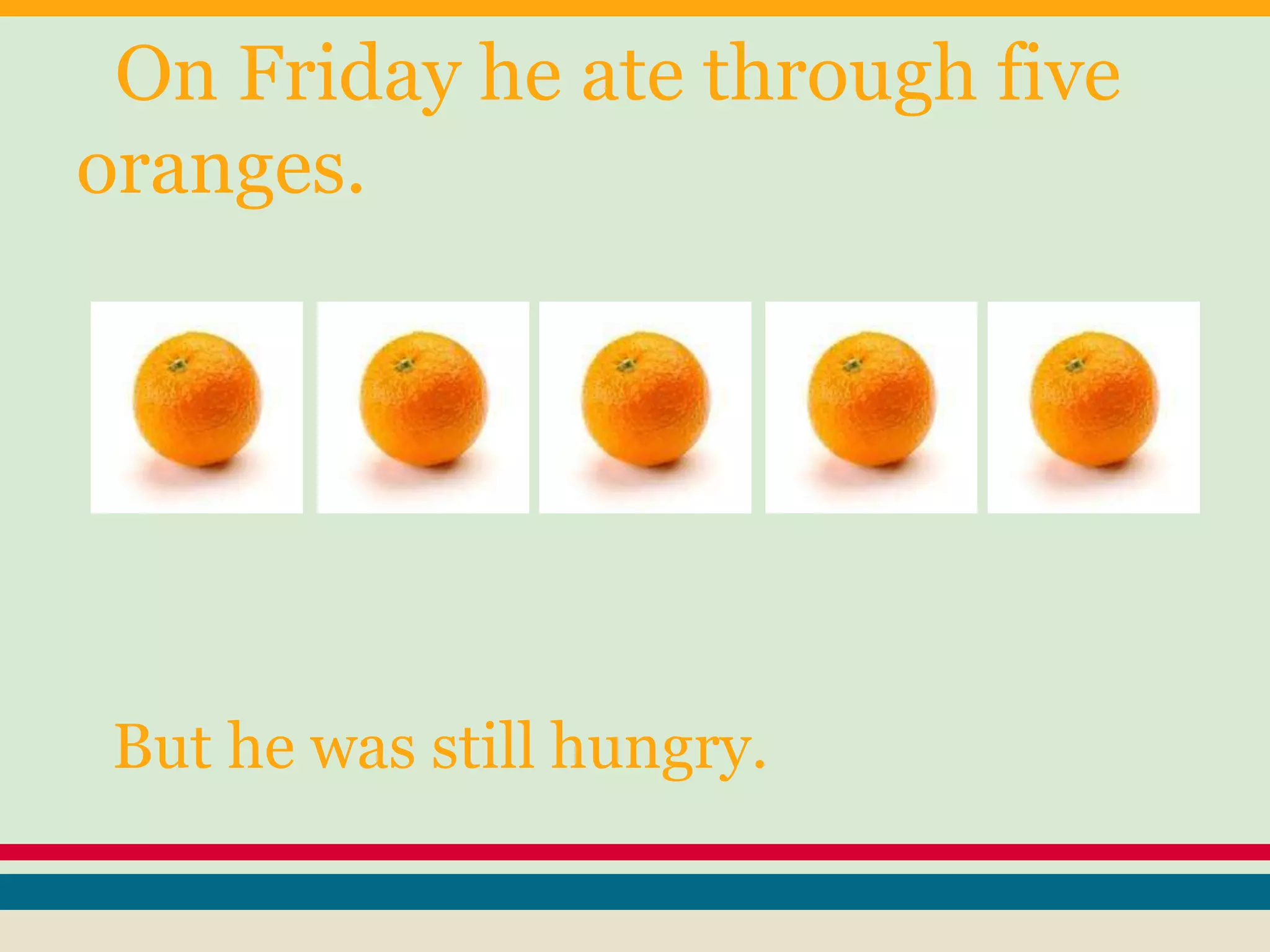 The very hungry caterpillar | PPTX