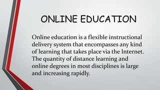 Online Education | PPTX