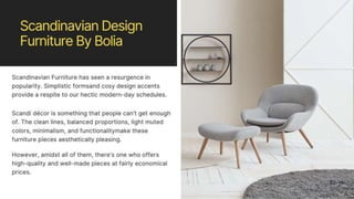 9 furniture accents by bolia to add scandi style to your home | PPT