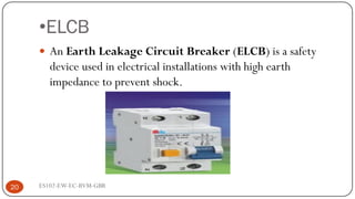 Practical No-9: Introduction to protecting devices-Fuse-MCB-ELCB | PDF