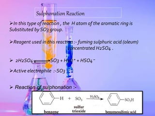 Electrophilic Substitution Reaction in Aromatic Compounds | PPTX ...