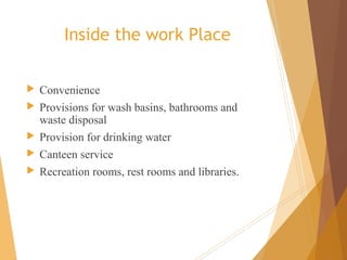 Administration of welfare amenities and fringe benefits ppt | PPT
