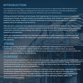 GAG ENGINEERING PROFILE.BEST STEEL STRUCURE BUILDERS | PDF