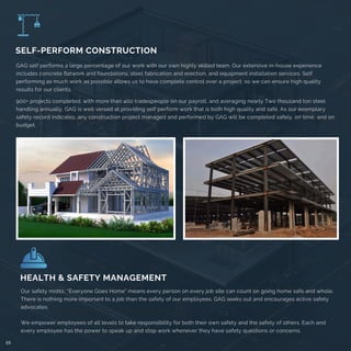 GAG ENGINEERING PROFILE.BEST STEEL STRUCURE BUILDERS | PDF