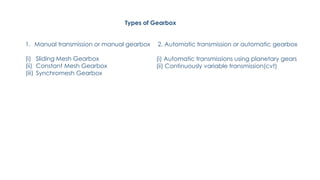 Gear box classisfication | PDF