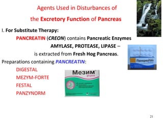 Pharmacology of Gastrointestinal Diseases | PPT