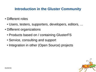 Gluster fs current_features_and_roadmap | PPT