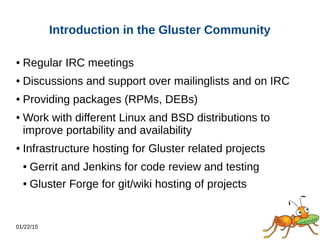 Gluster fs current_features_and_roadmap | PPT