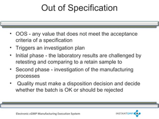 InstantGMP Compliance Series - Managing Deviations for Improved ...