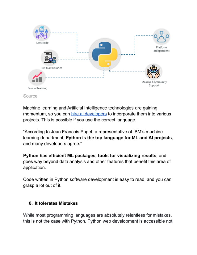 9 good reasons why you must consider python for web applications | PDF
