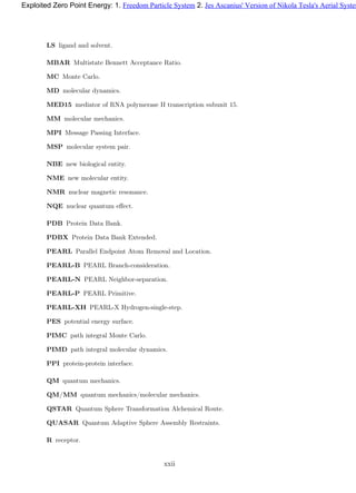Free Energy Methods Involving Quantum Physics, Path Integrals, and ...