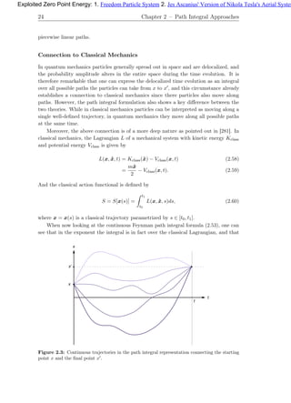Free Energy Methods Involving Quantum Physics, Path Integrals, and ...
