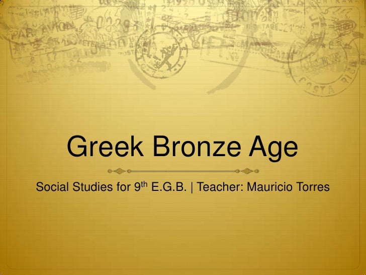 Greek Bronze Age