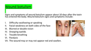 BOTULISM | PPTX | Infectious Diseases | Diseases and Conditions