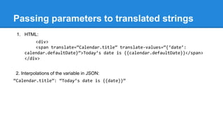 Internationalizing Your AngularJS App | PPTX | Web Development | Internet
