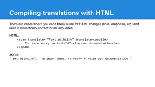 Internationalizing Your AngularJS App | PPTX | Web Development | Internet