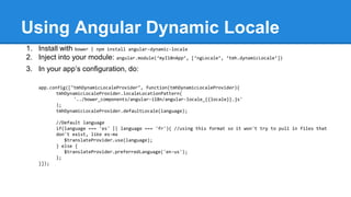 Internationalizing Your AngularJS App | PPTX | Web Development | Internet