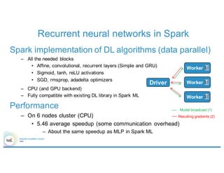 Deep Recurrent Neural Networks for Sequence Learning in Spark by Yves Mabiala | PDF | Artificial ...