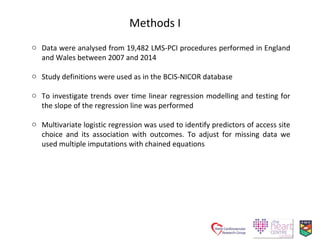 PCI & AimRadial 2018 | LEFT MAIN PCI Lessons from the BCIS registry ...