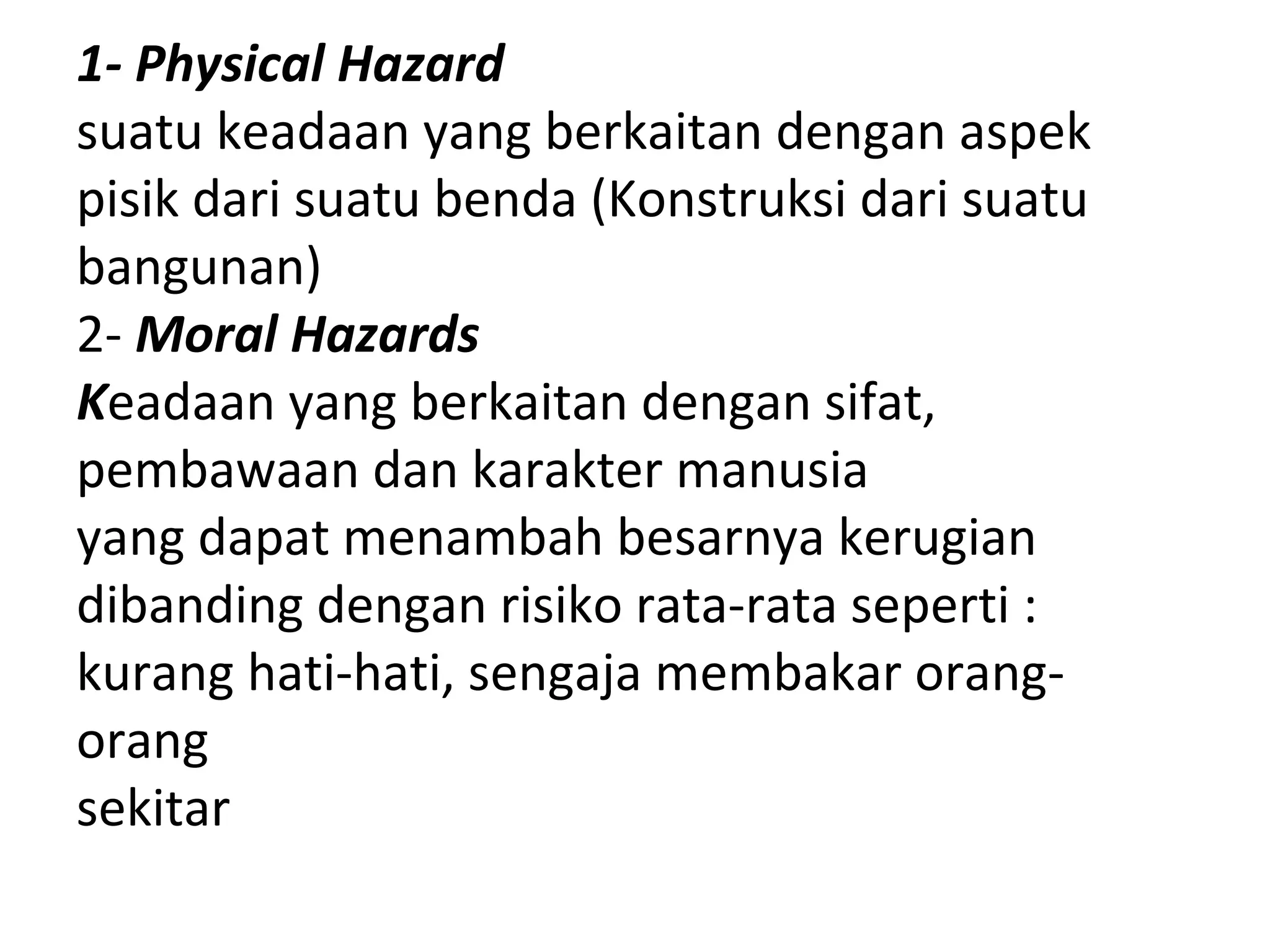 hazard di tempat kerja | PPT