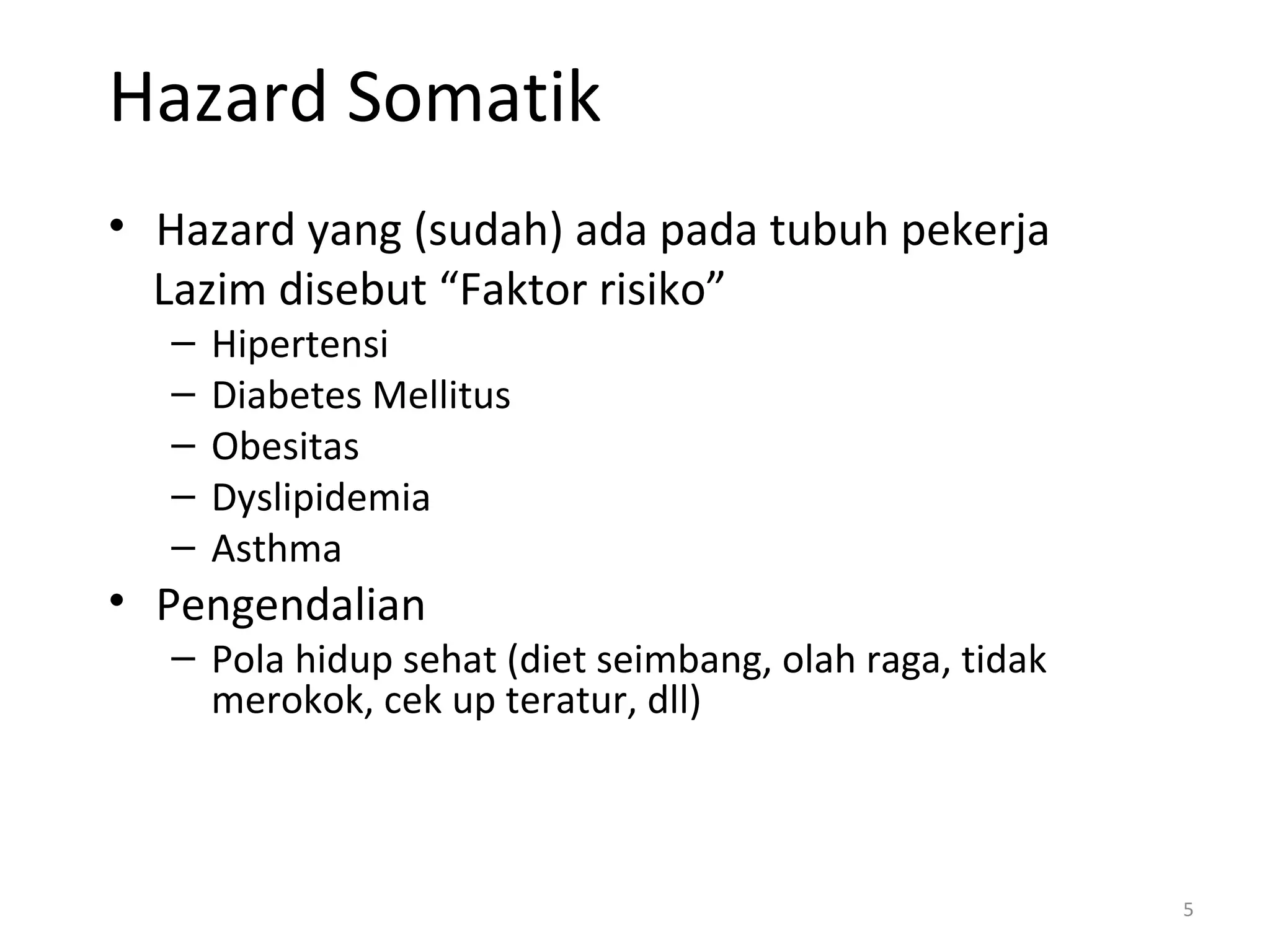 hazard di tempat kerja | PPT