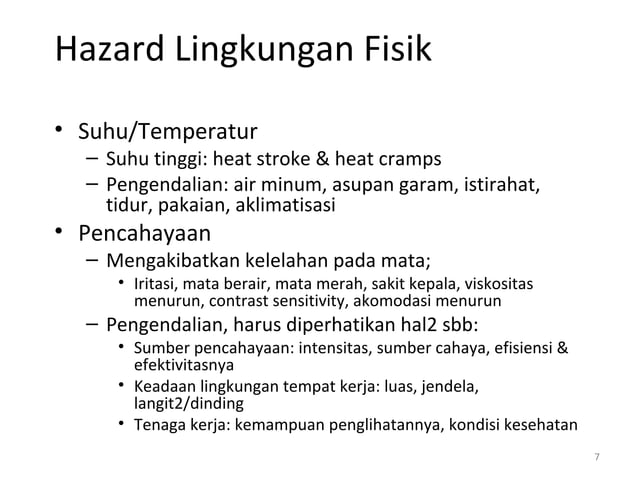 hazard di tempat kerja | PPT