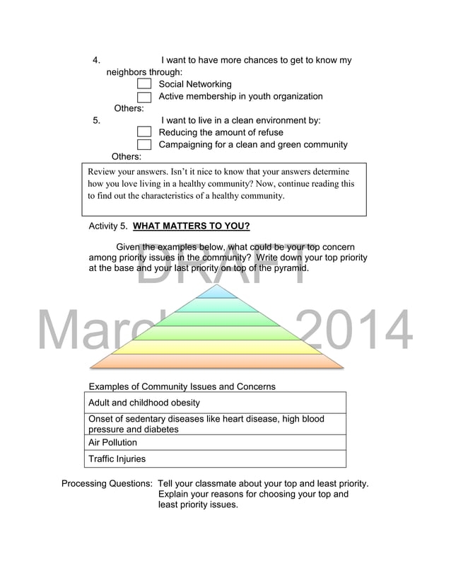 Grade 9 Health Module | PDF