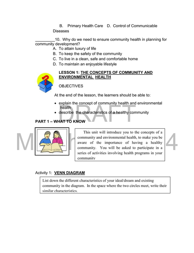 Grade 9 Health Module | PDF