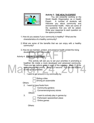 Grade 9 Learning Module in Health - Complete | PDF
