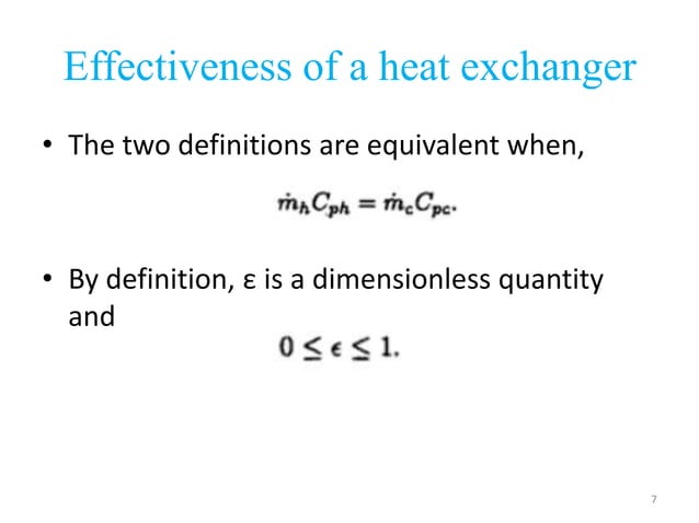 Heat transfer efficiency | PPTX