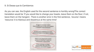 9 hilarious spanish to english translation services failures | PPT