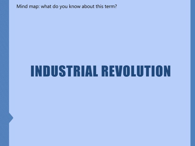 9 History - Movement of people - Industrial Revolution | PPSX