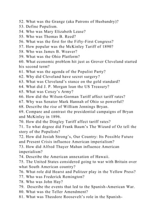 9History 2020 United States Since 1877Lecture 1 Gilded Age.docx