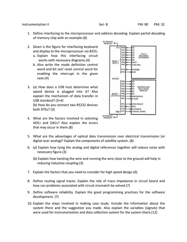 Instrumentation II : IOE TU | PDF | Computer Peripherals | Computing