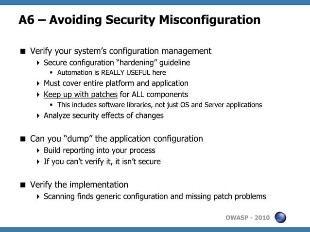 Owasp Top 10 Web Application Vulnerabilities Ppt